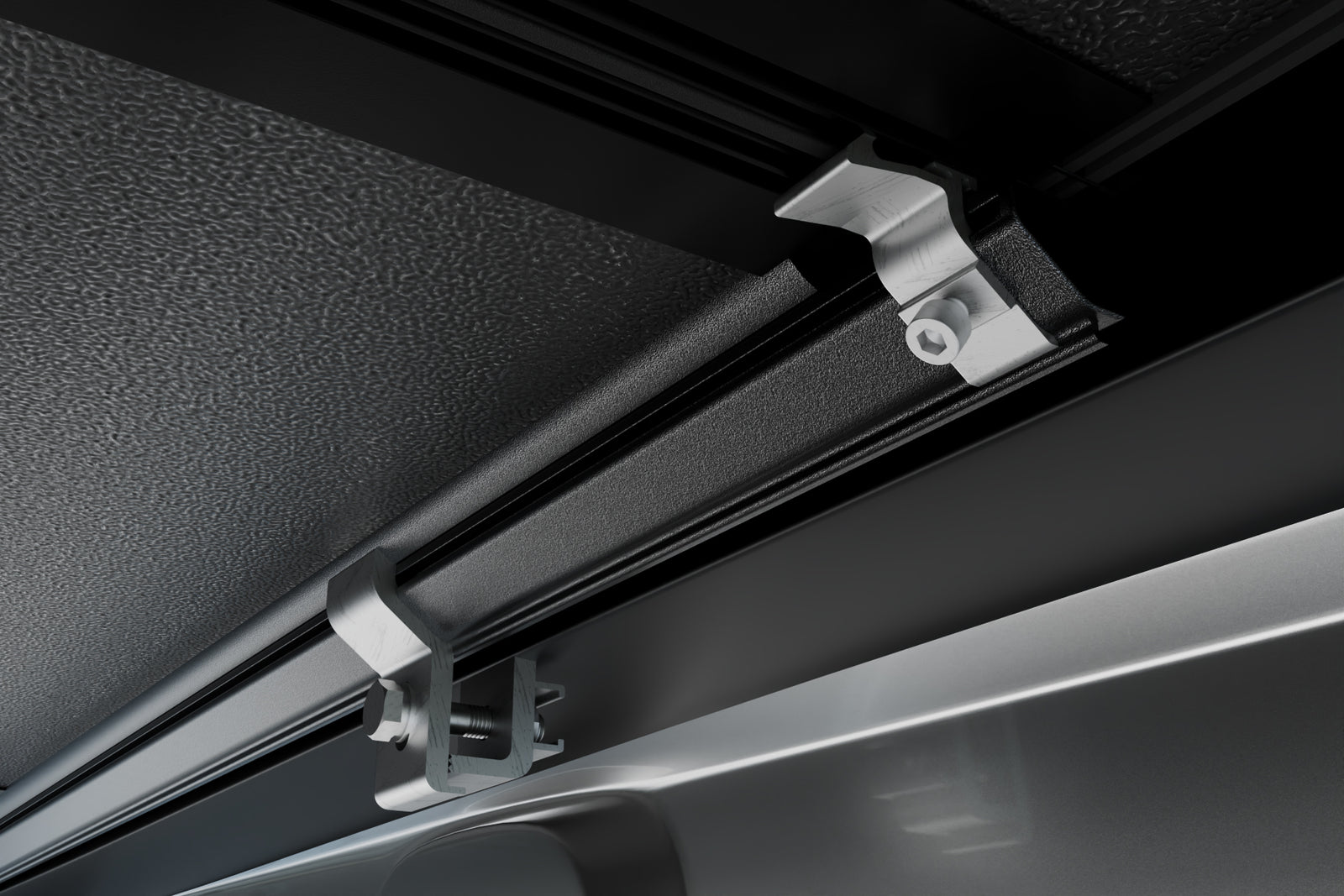 MilesRunner For 2015-2025 Ford F150 5.5 Ft Bed Low Profile Hard Tri Fo